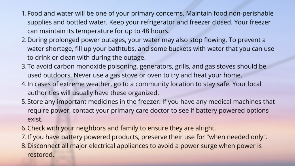 How to Prepare for a Power Outage - Energy Professionals | Leading ...